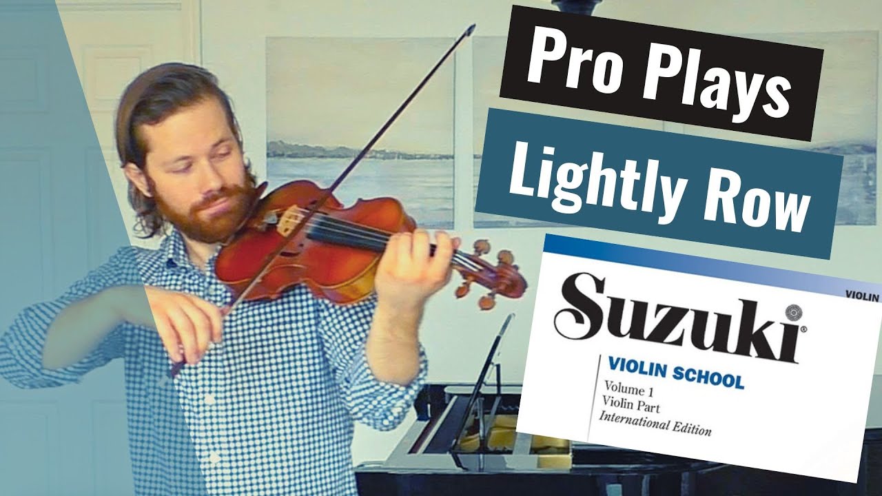 PRO plays | Lightly Row | Suzuki Violin Book 1 | Solo Violin - YouTube