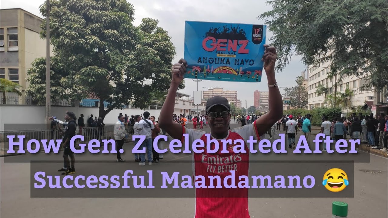 GEN. Z CELEBRATING SUCCESSFUL MANDAMANO. - YouTube