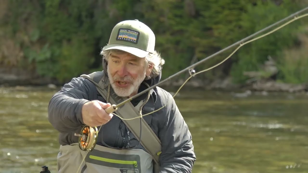 How to deal with wind in fly fishing - YouTube