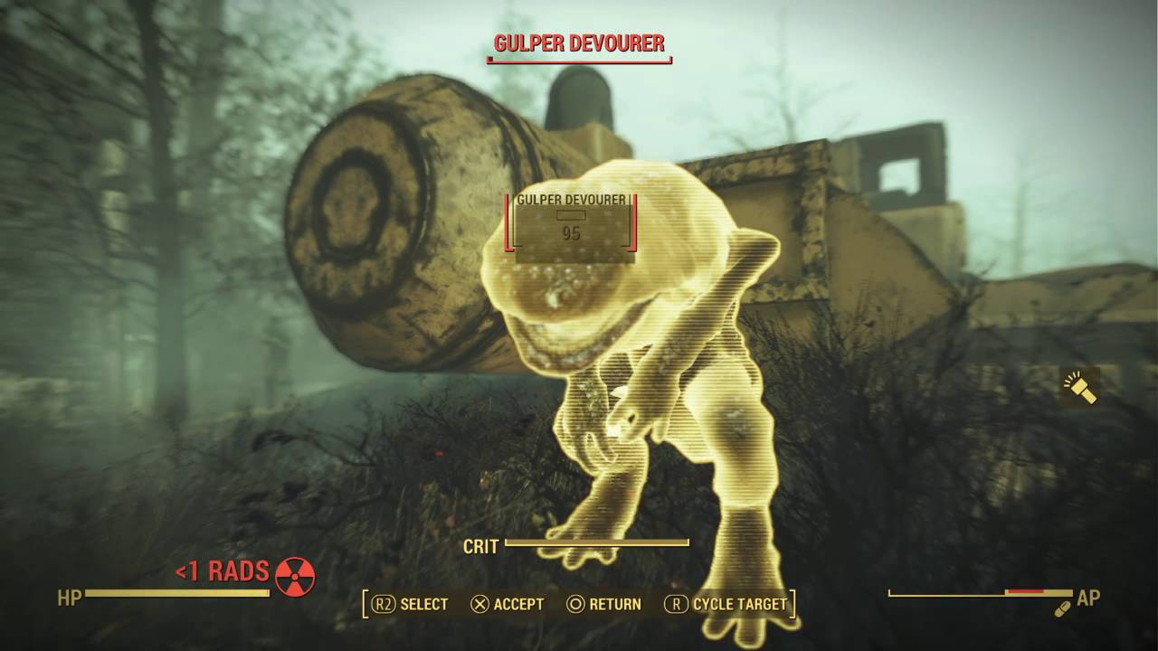 Fallout 4 fatality on a gulper - YouTube