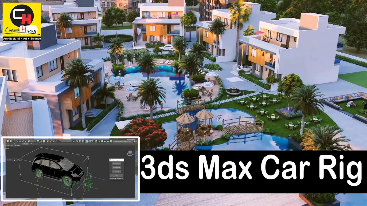 3ds max car rig | Animation tutorials in 3ds Max | 3ds max ...