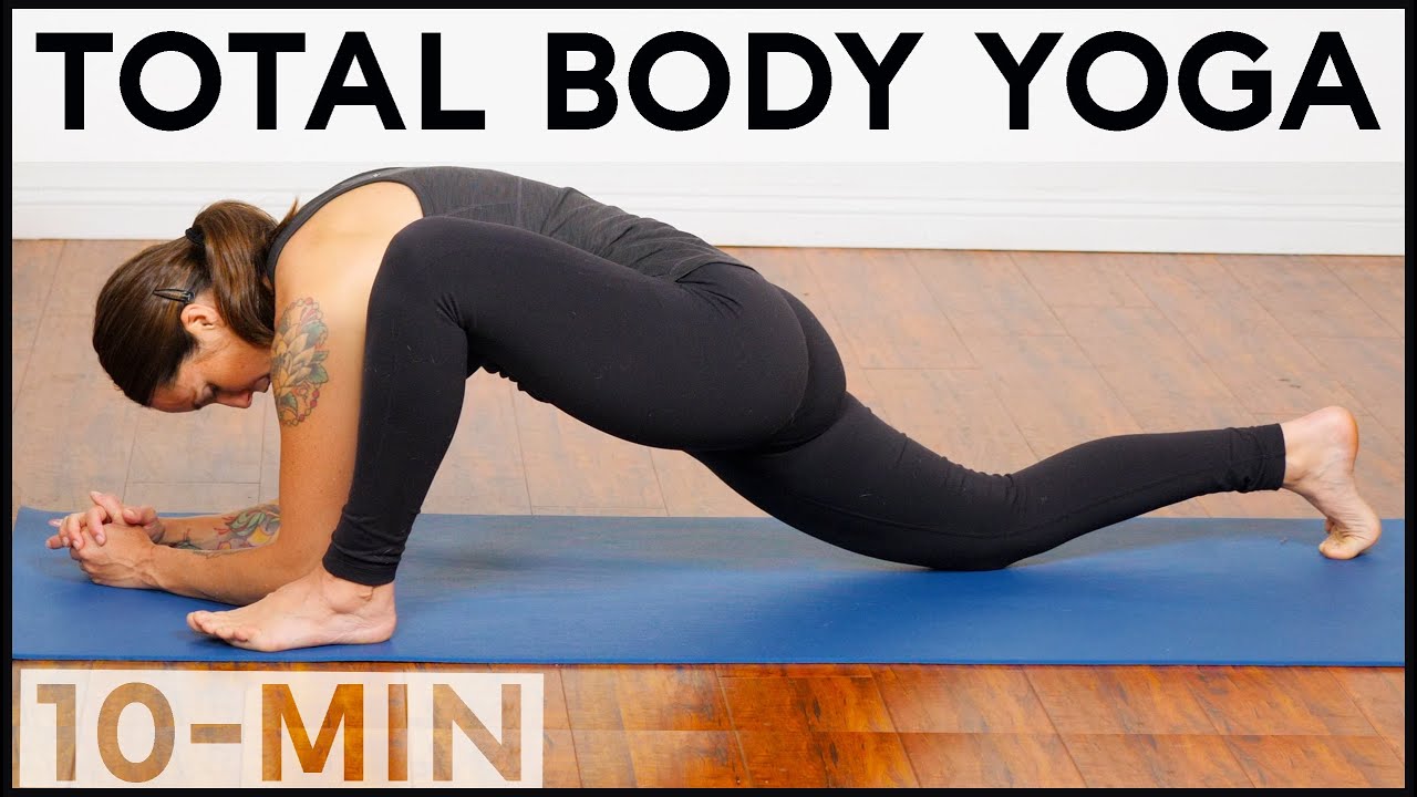 Total Body Yoga Flow For Back Pain | 10 Min Hip Opening Flow - Yoga ...