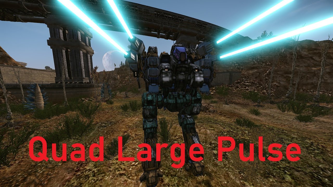 MWO - Quad Large Pulse Sun Spider Manul (#1041) - YouTube