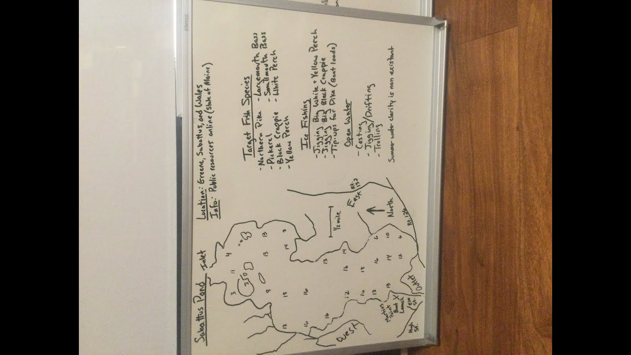 Sabattus Pond Maine Fishing overview - YouTube