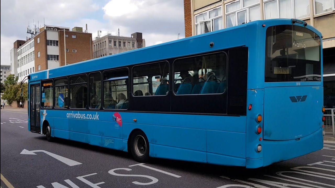 Bus Spotting in Watford Arriva VDL SB200 Wright Pulsar 2 3818 (KX09 KDO ...