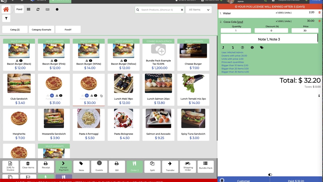 POS Restaurant Order - YouTube