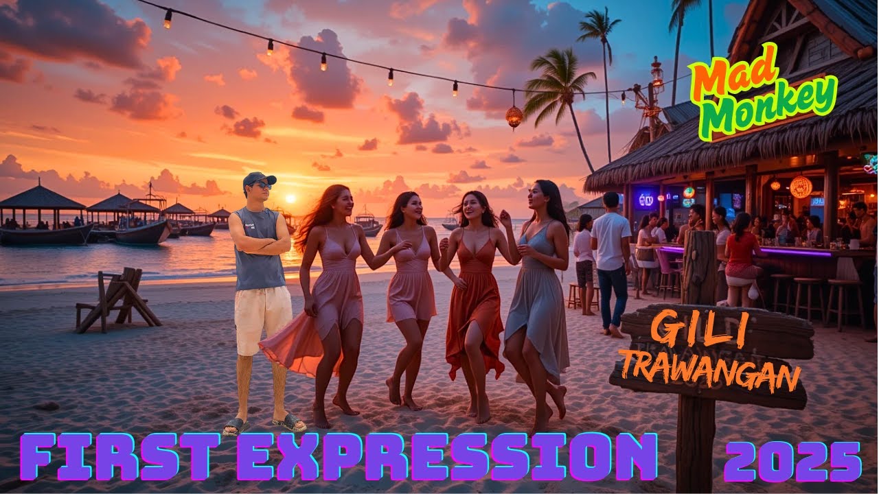 GILI TRAWANGAN 2025: MAD MONKEY Hostel Review | Fast Ferry from BALI 🇲🇨 ...