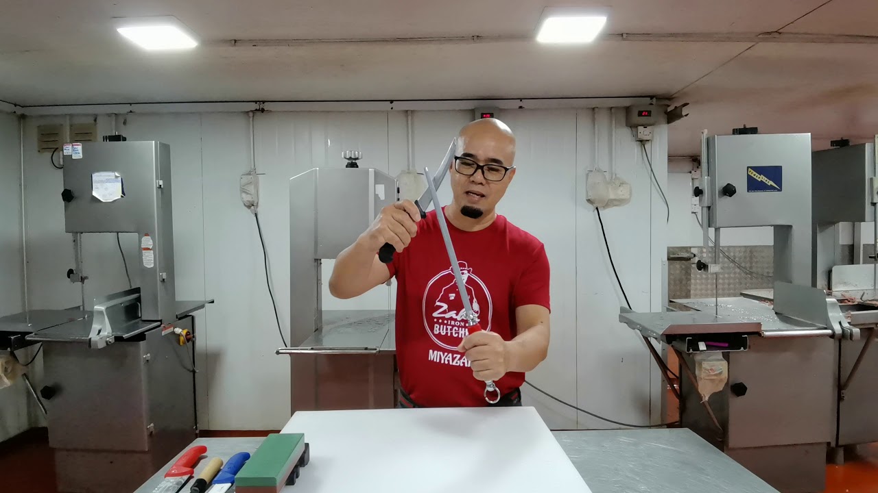 "butcher steel" zaha iron butcher - YouTube