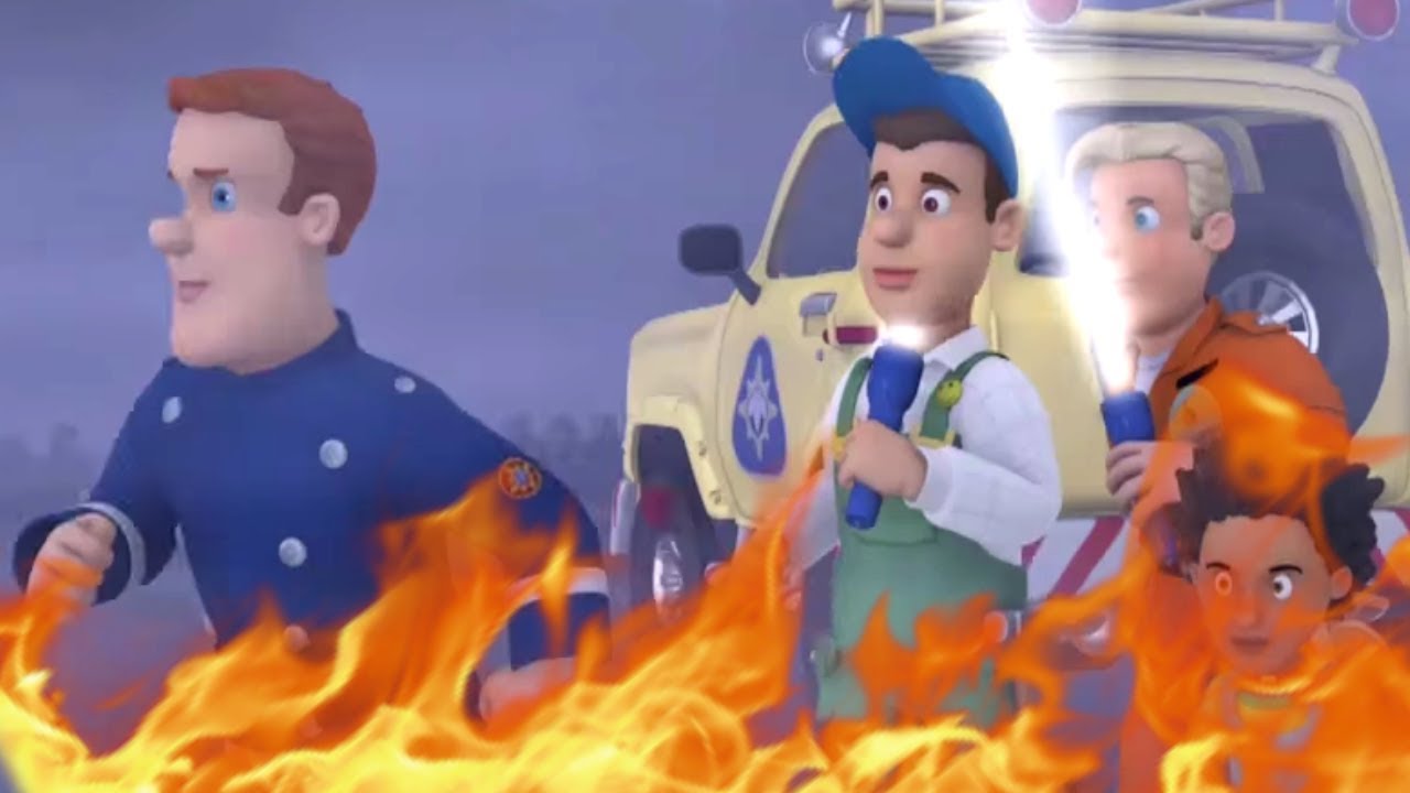 Sam el Bombero Español 🌟Corriendo a través del fuego! - Compilación 🔥 ...