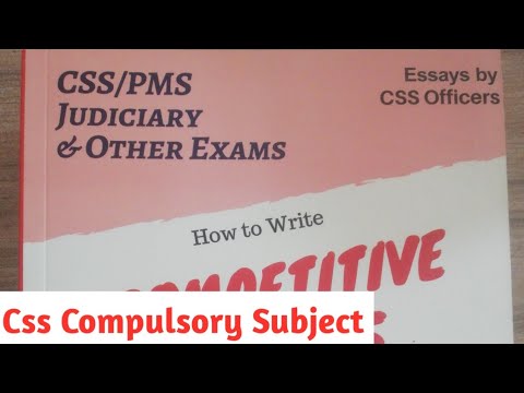 Css Compulsory Subject | Best Books Css - YouTube
