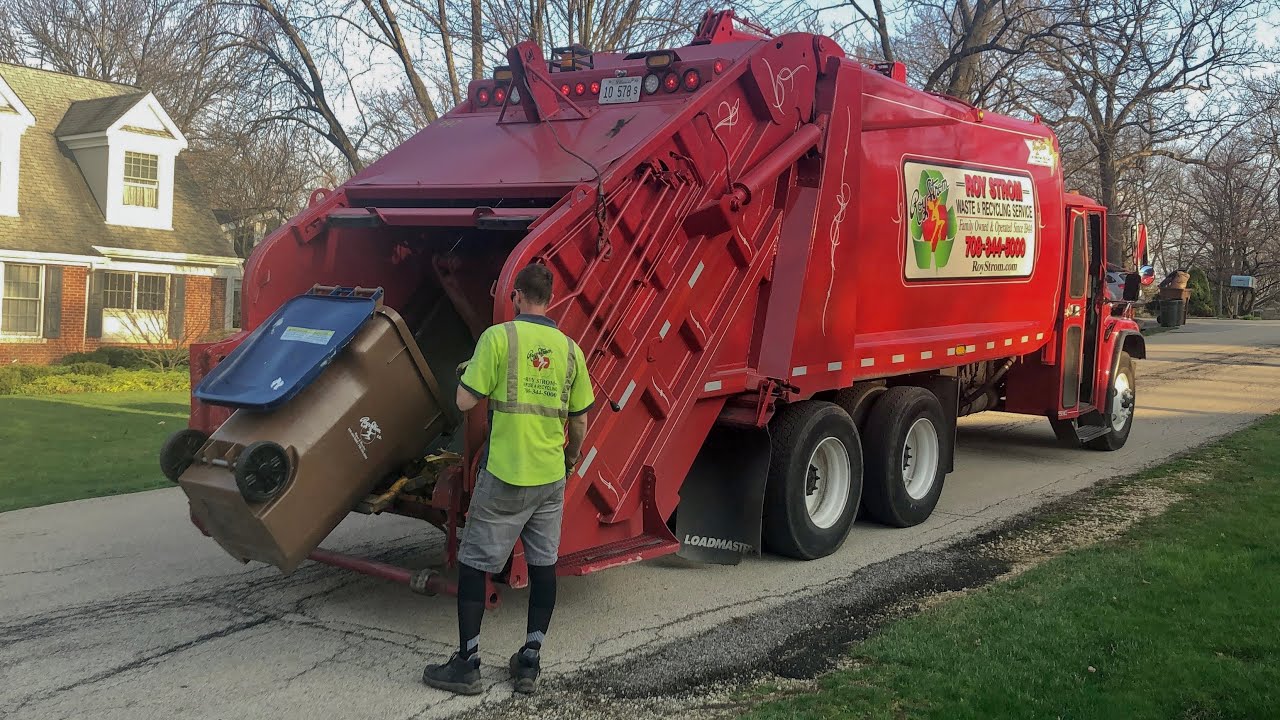 Roy Strom 997: Freightliner FL80 Loadmaster Excel Garbage Truck - YouTube