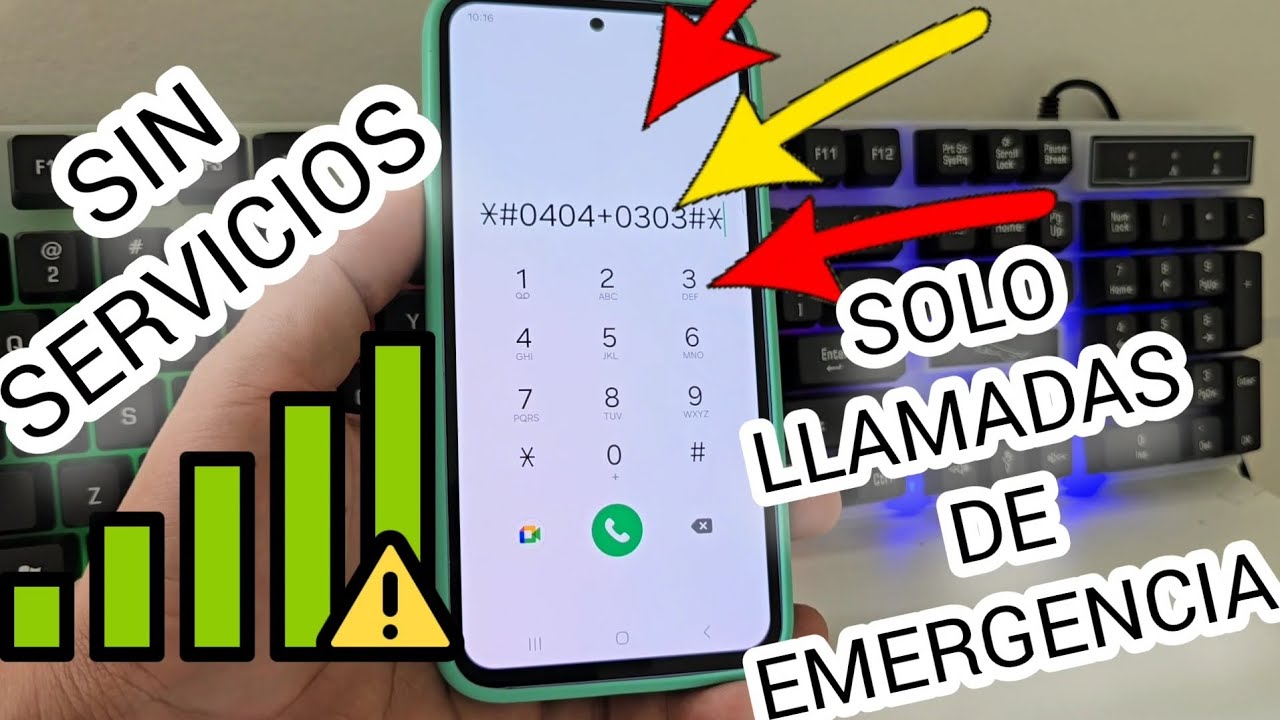 solucionar Solo Llamadas de emergencia - noregistrada en la red - YouTube