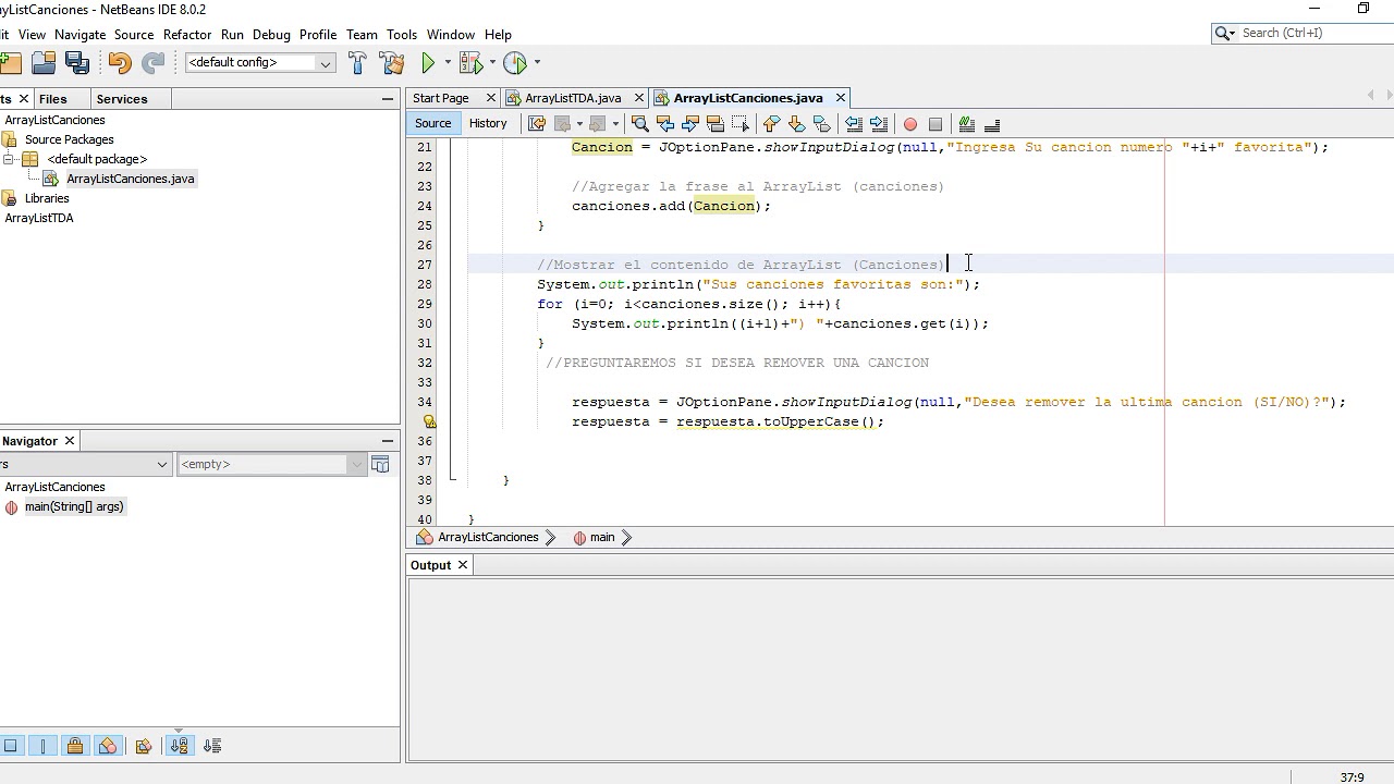 ArrayList- Ejemplo Lista de Canciones - YouTube