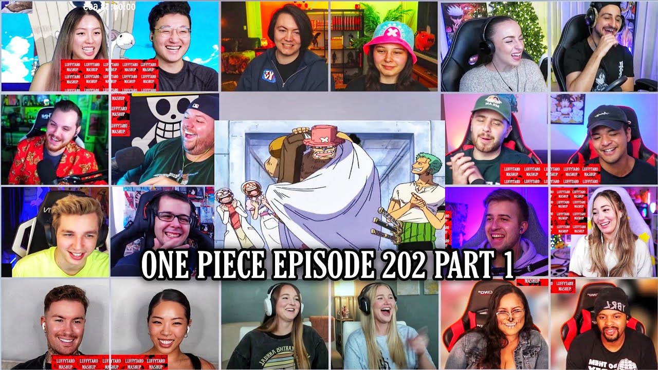 One Piece Episode 202 Part 1 Reaction Mashup - YouTube