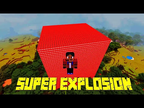 LA EXPLOSIÓN MÁS GRANDE QUE HE HECHO EN MINECRAFT 1# - YouTube
