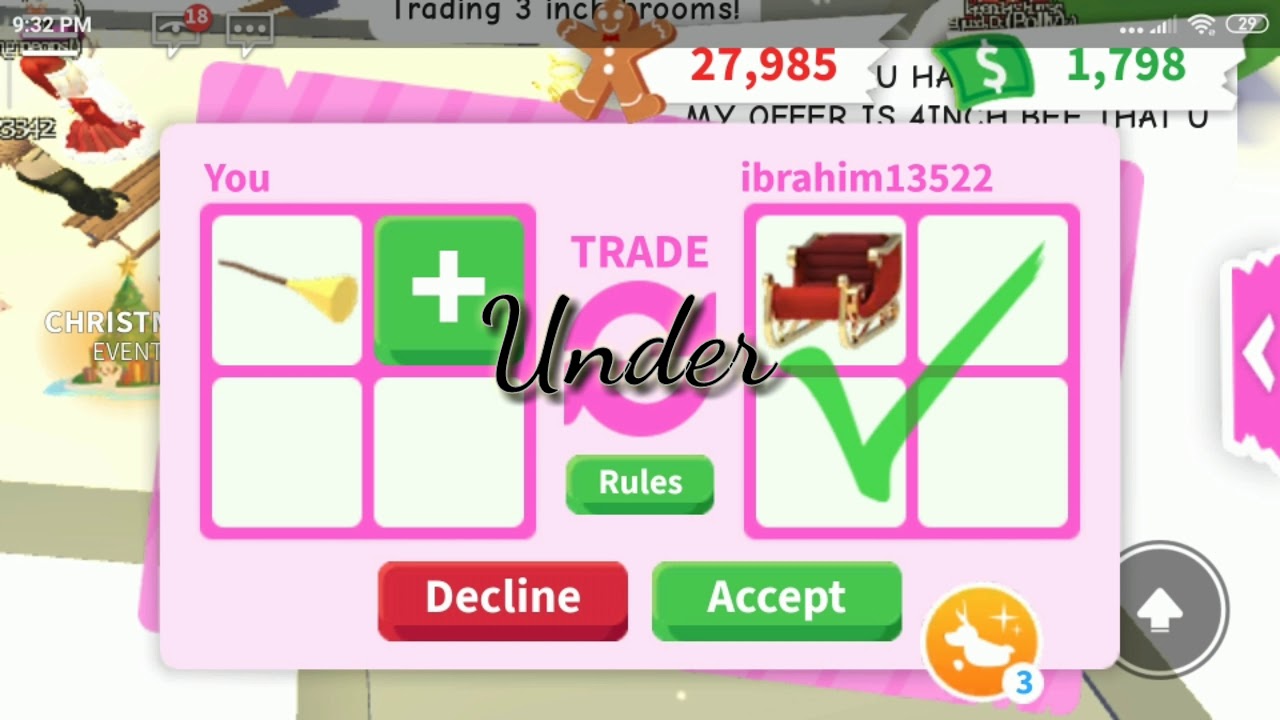 What People Trade For Broom In Roblox Adopt Me - YouTube