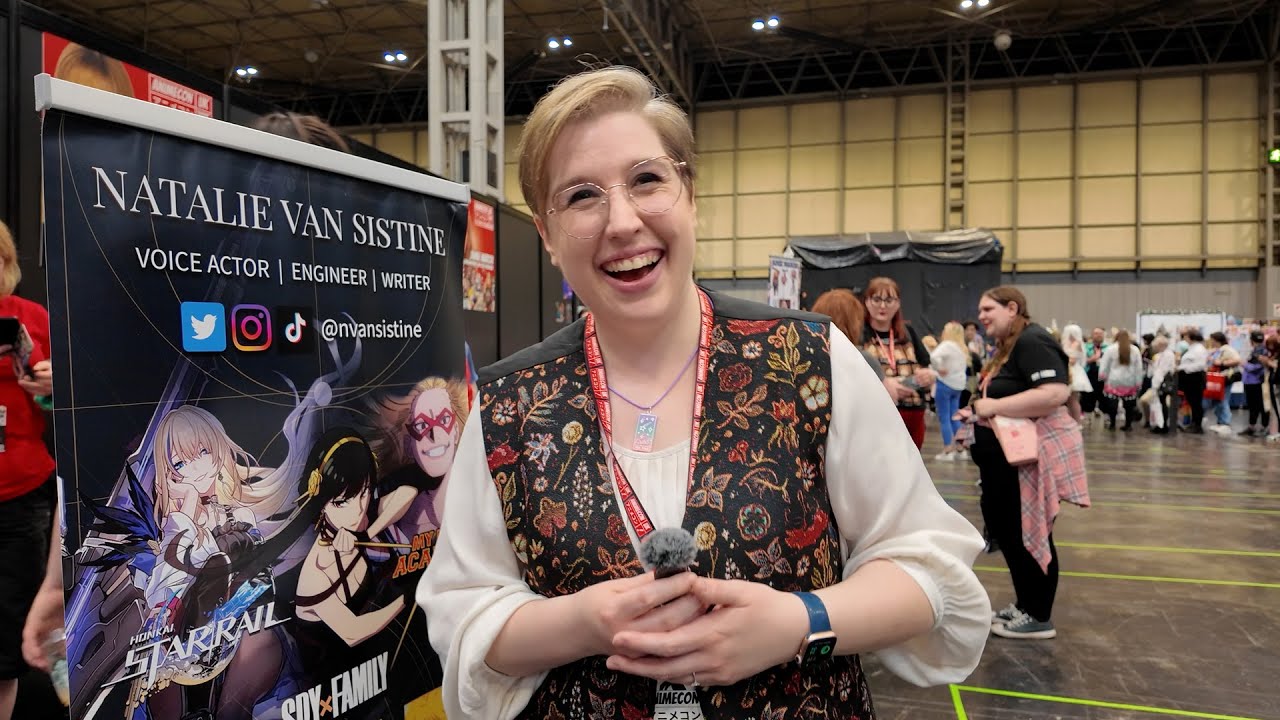 Chatting with Natalie Van Sistine at AnimeConUK 2024 - YouTube