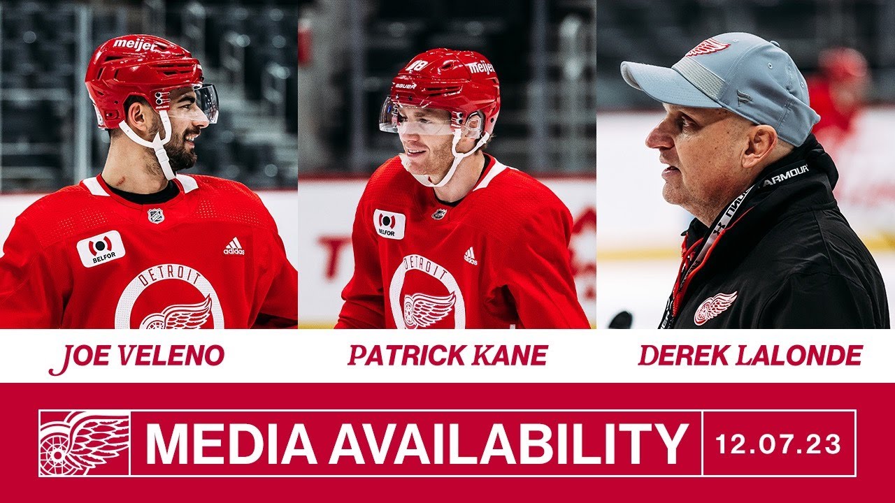 Kane, Veleno & Derek Lalonde Morning Skate Media – 12/7 SJS ...