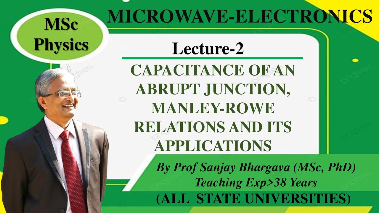 L-2 MANLEY ROWE RELATION & ABRUPT JUNCTION UNIT-1 #education # ...