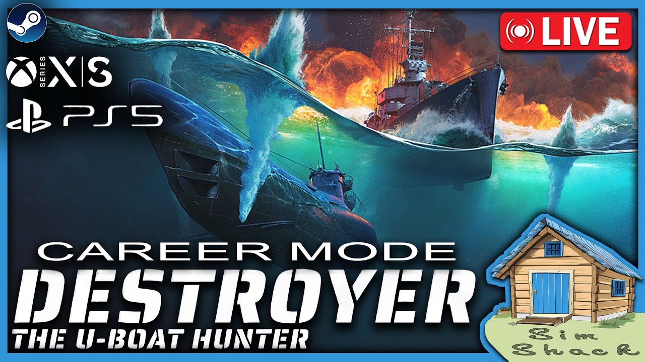 Hunting U Boats is Fun | Destroyer the U-Boat Hunter Campaign M2P1 ...