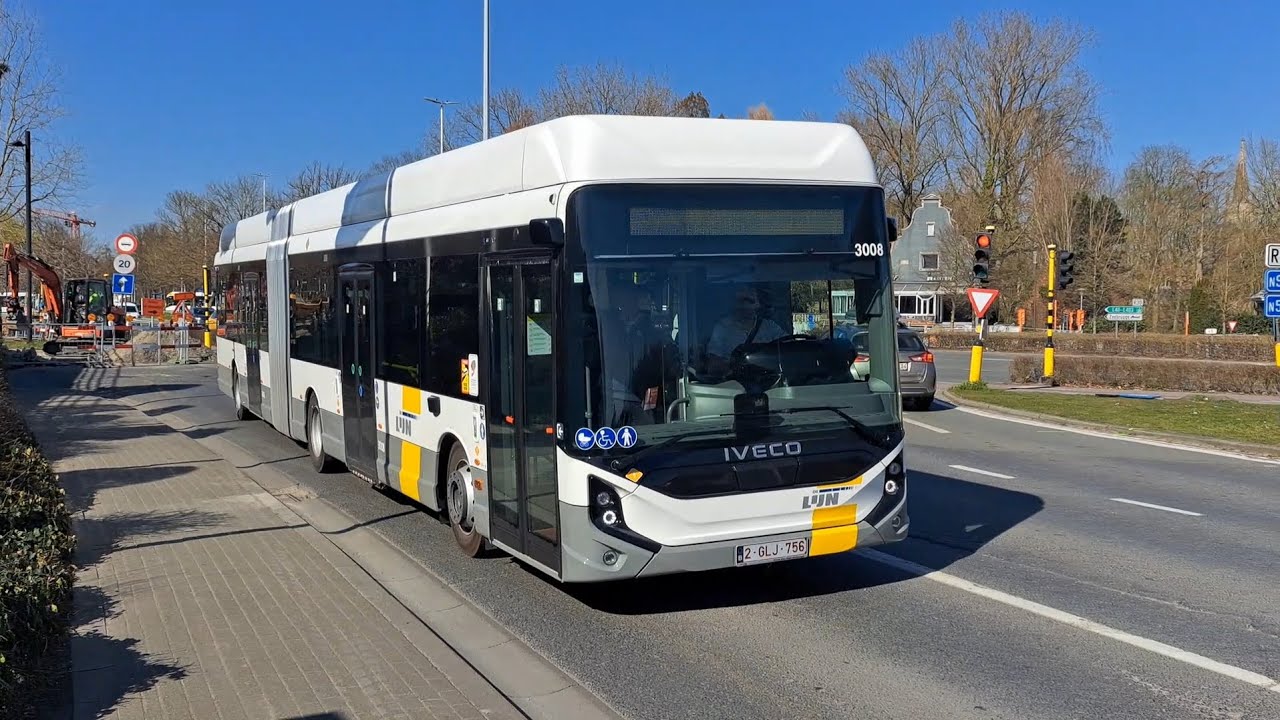 Nieuwe Iveco (Heuliez) bus van De Lijn - YouTube