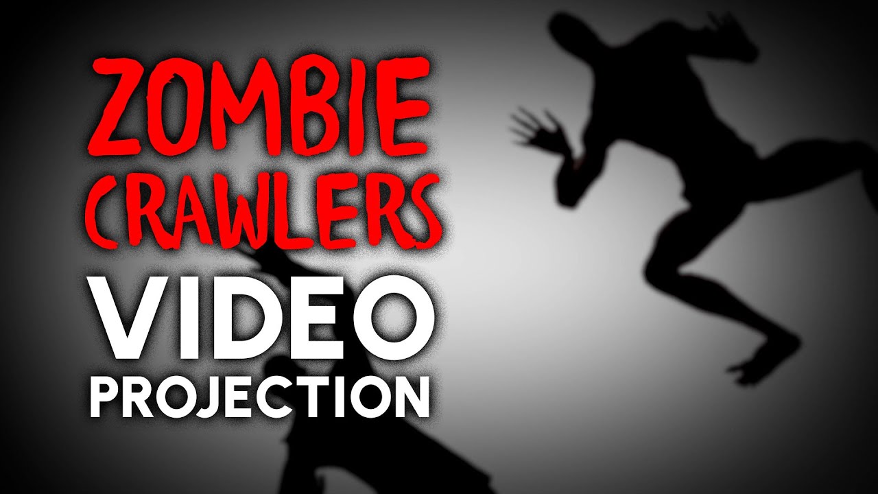 Zombie Crawlers Halloween Video Projection - YouTube