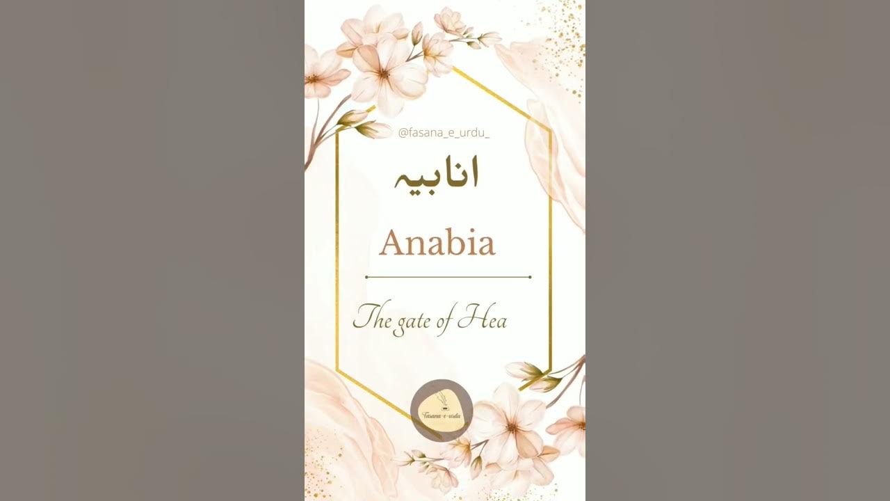 Anabia Name Meaning Fasana E Urdu shorts YouTube anabia-name-meaning-fasana-e-urdu-shorts-youtube
