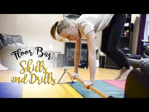 Gymnastics Floor Bar Skills and Drills| Carissa SGG