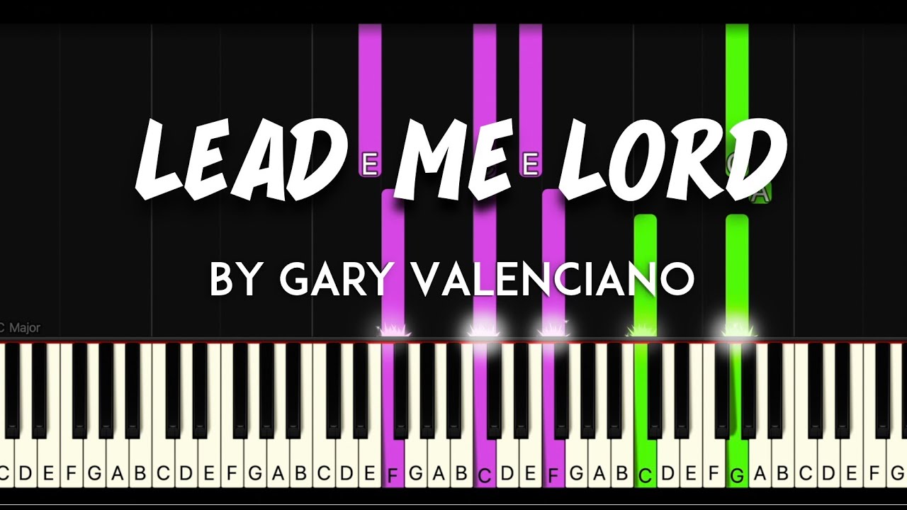 Lead Me Lord by Gary Valenciano synthesia piano tutorial + sheet music ...