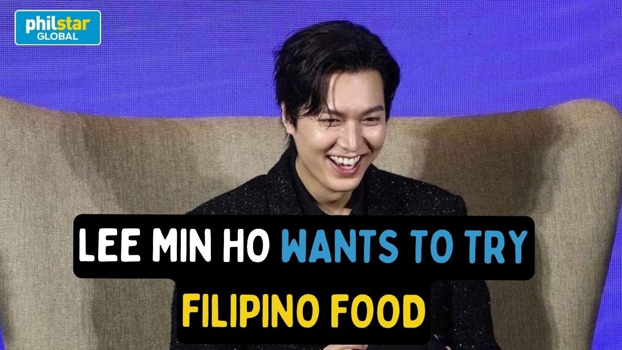 Lee Min Ho wants to try Filipino food, gets real about weight - YouTube