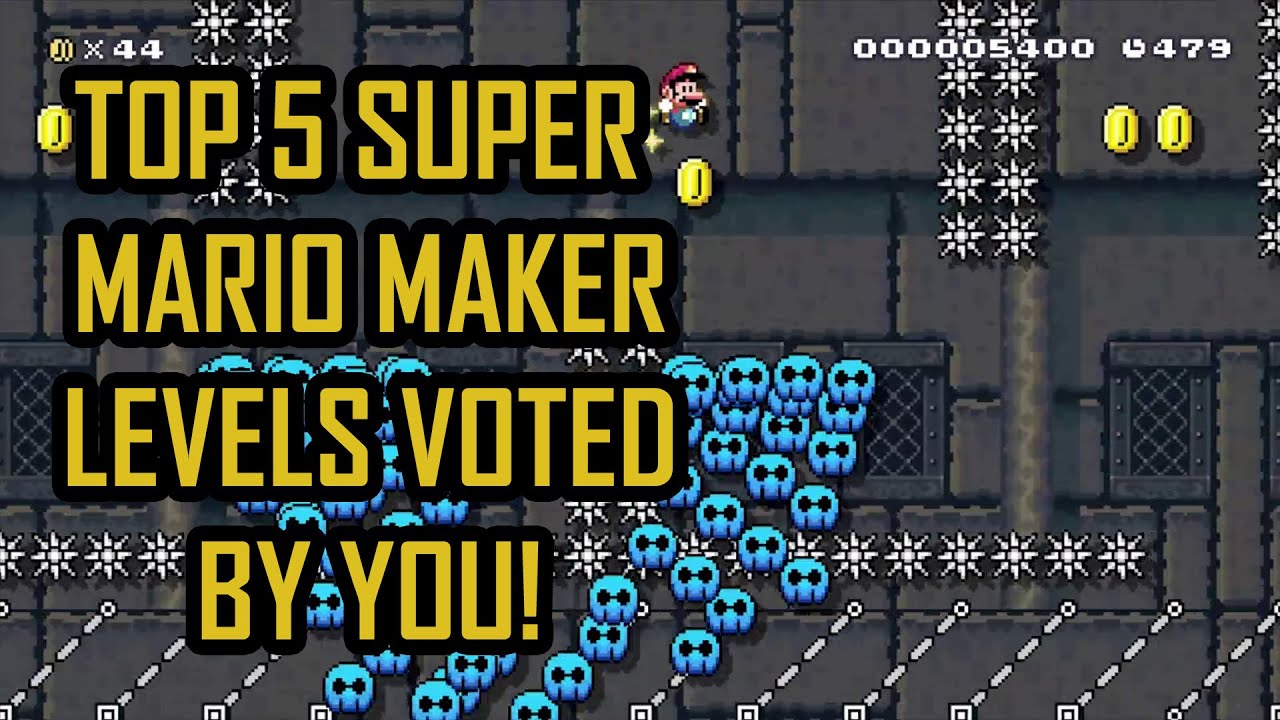 Top 5 from 20 of the Best Super Mario Maker levels - YouTube