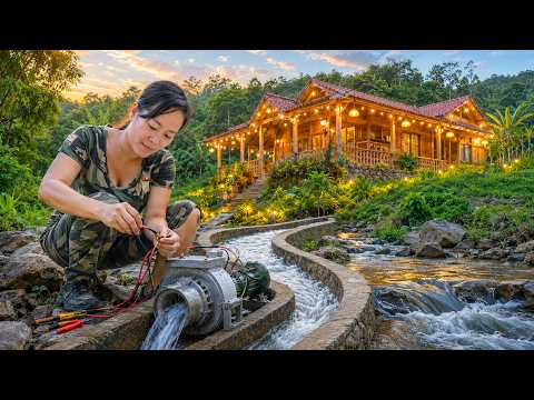 From Empty Land to a $50,000 Off-Grid Home—Built by a Female Veteran in 50 Days/ Part 2