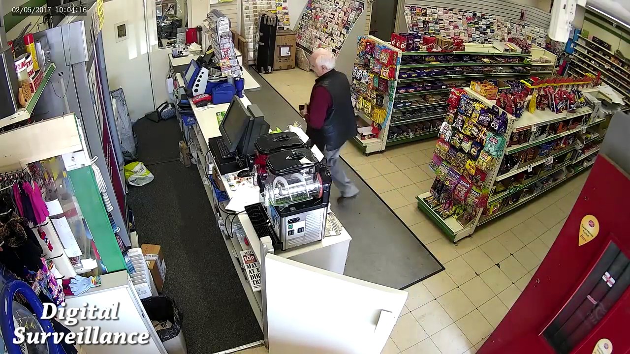 Armed Robbery at Post Office CCTV Footage | Digital Surveillance Los ...