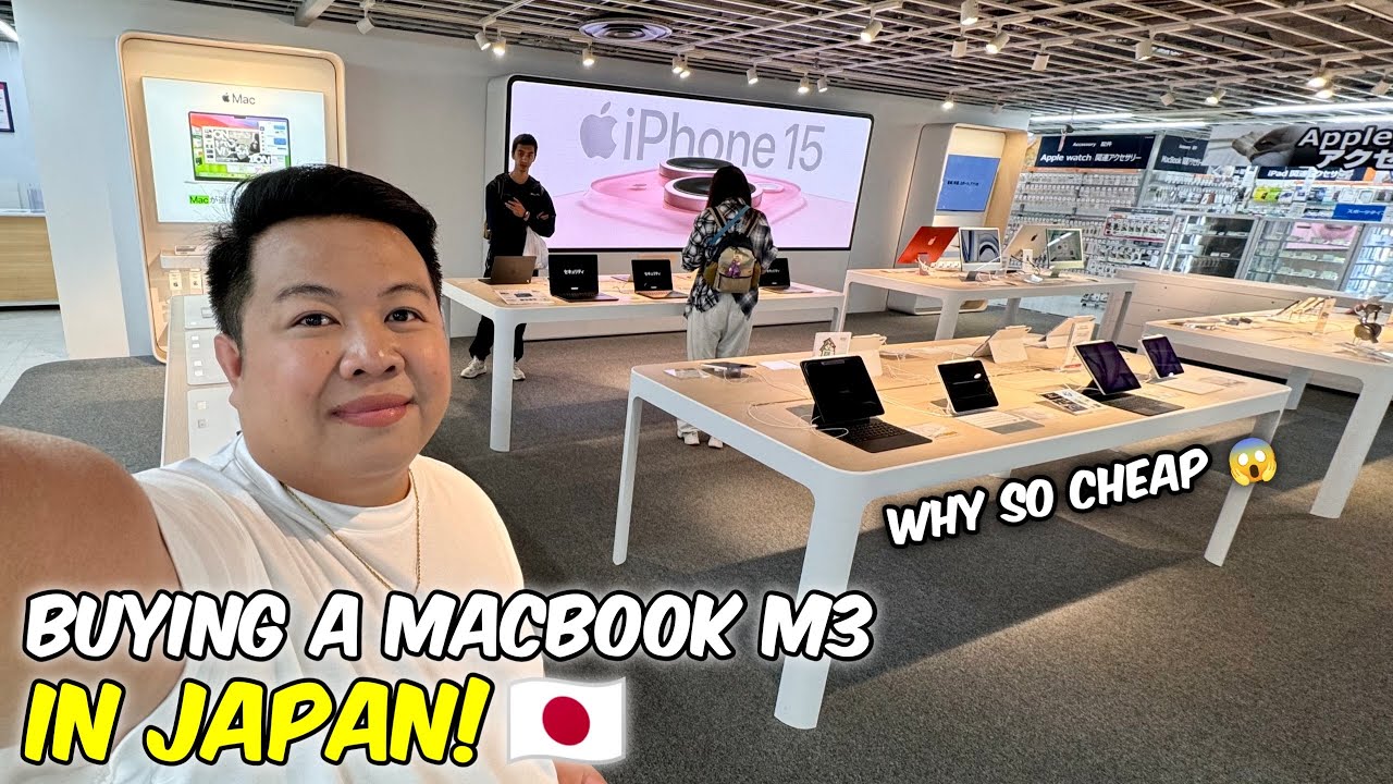 First night in Japan! Buying a Macbook + Dinner in Nagoya Station! 🇯🇵 ...