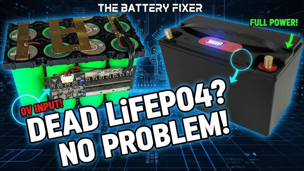 DEAD 12V 45Ah Battery? How to Fix a Pack with NO Voltage Output! - YouTube