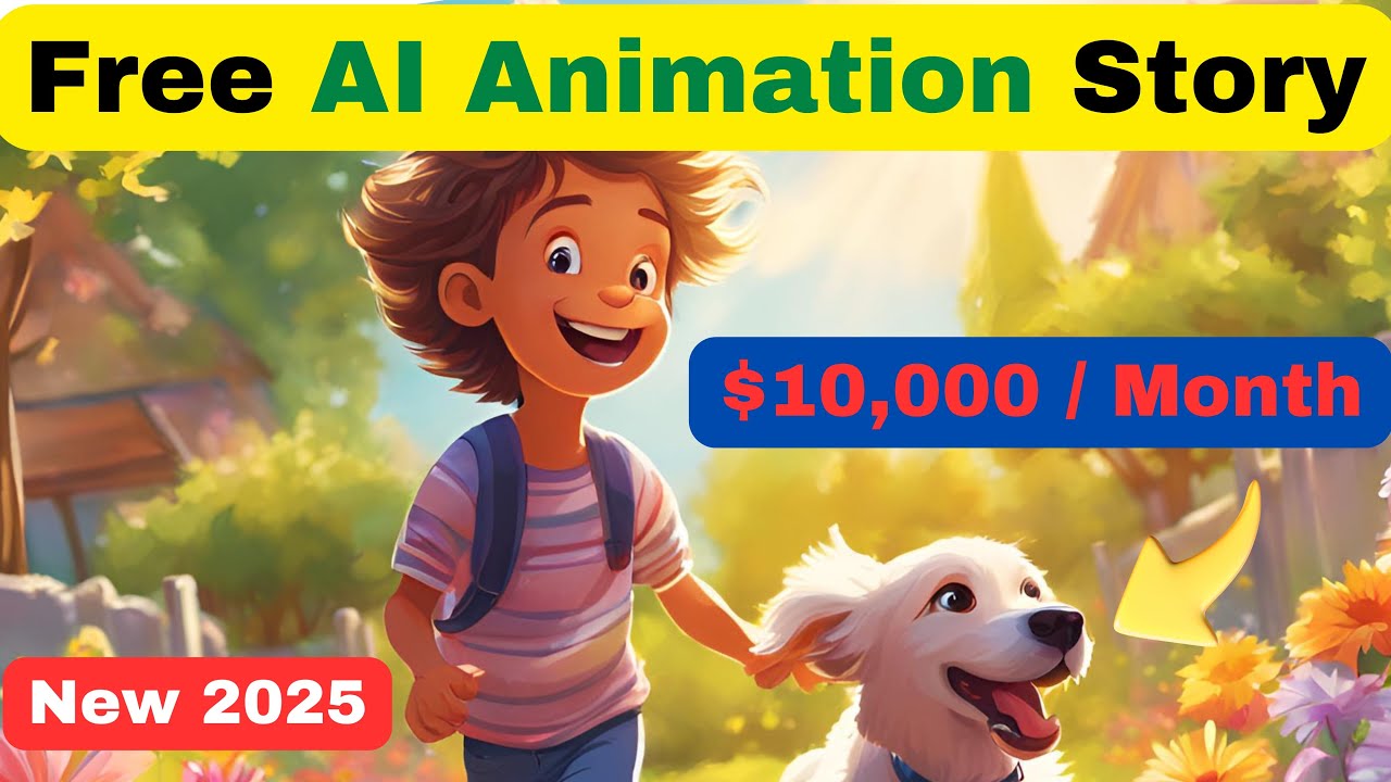 Earn $600 Per Month-Create AI Animated Story Video in 2025 | 100 % FREE ...