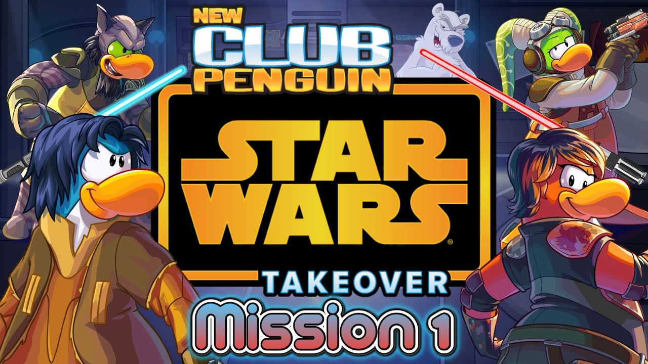 Mission 1 & Character Quests (Star Wars Takeover) | New Club Penguin ...