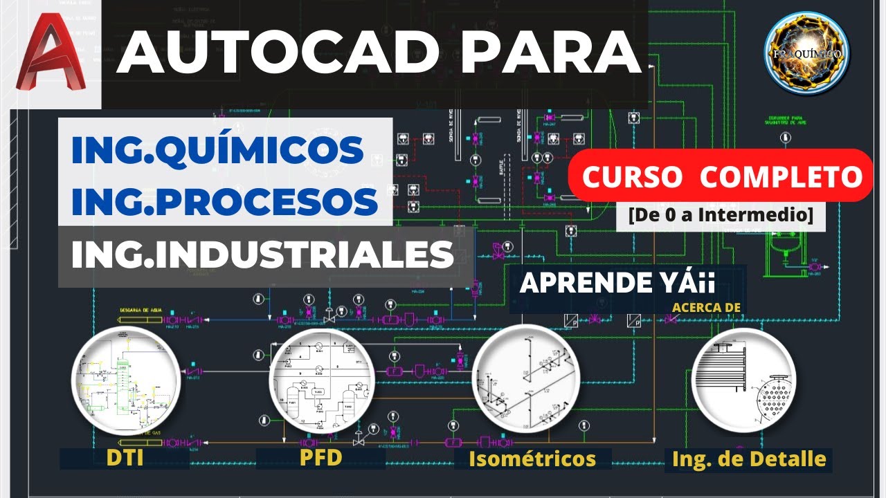 Curso de AUTOCAD para Ingenieros Químicos desde 0 😉[Básico-Intermedio ...