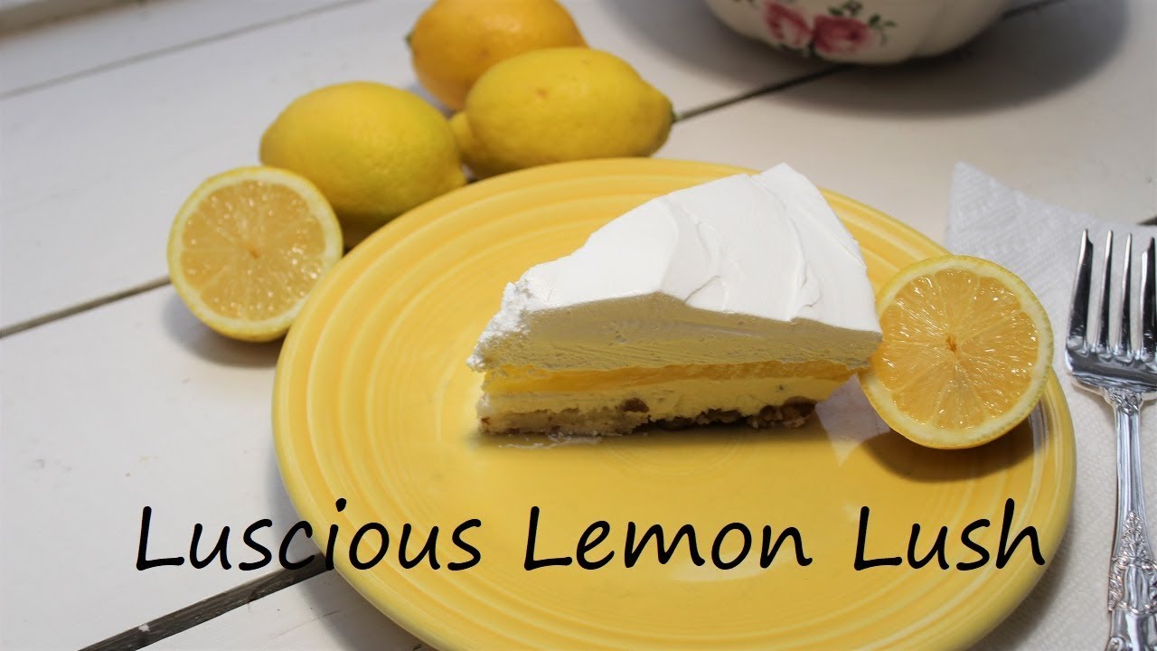 Luscious Lemon Lush - Easy Lemon Pie - YouTube