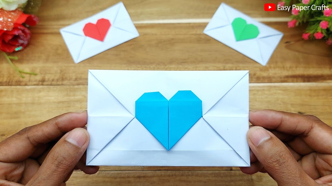 Valentines Day Origami Envelope Origami Pop Cards Happy Valentine's