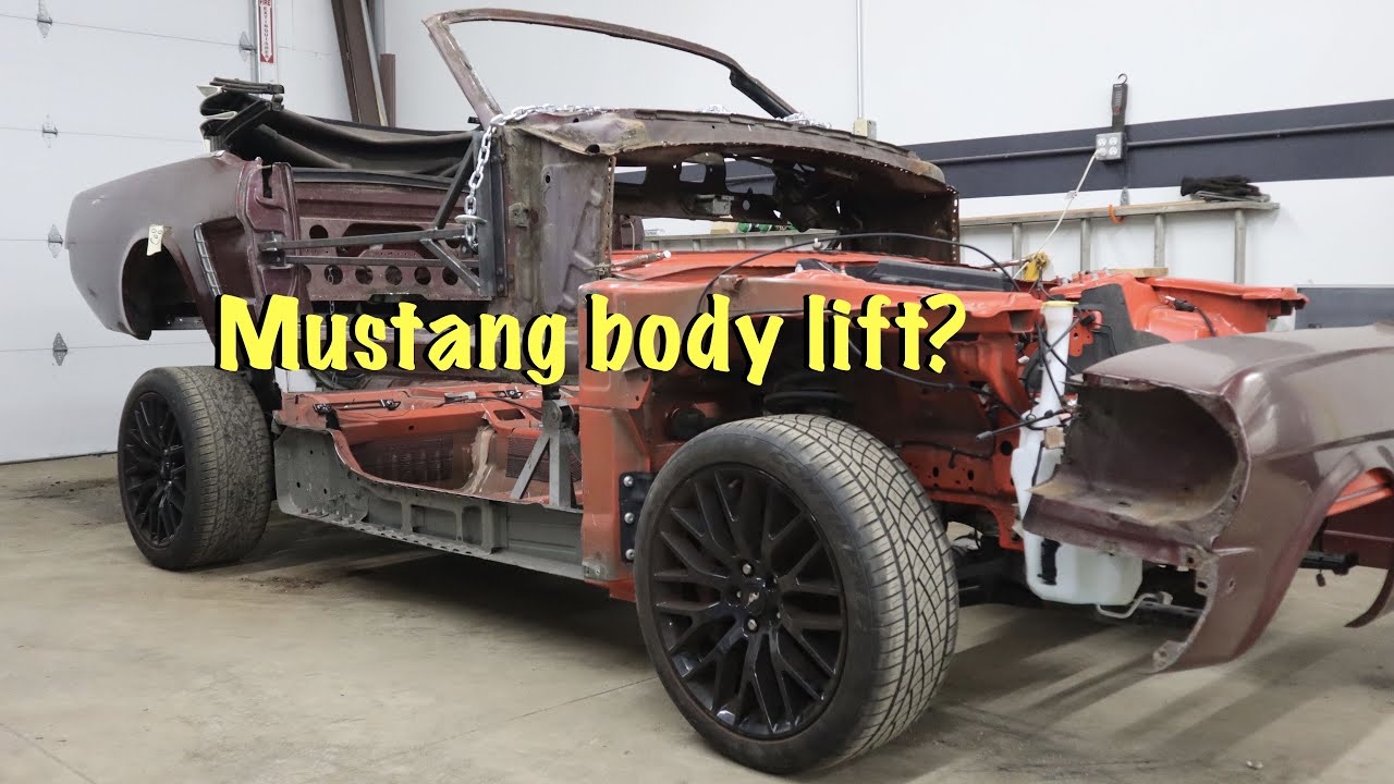 The first attempt to merge the 1965 body and the 2015 chassis on the ...