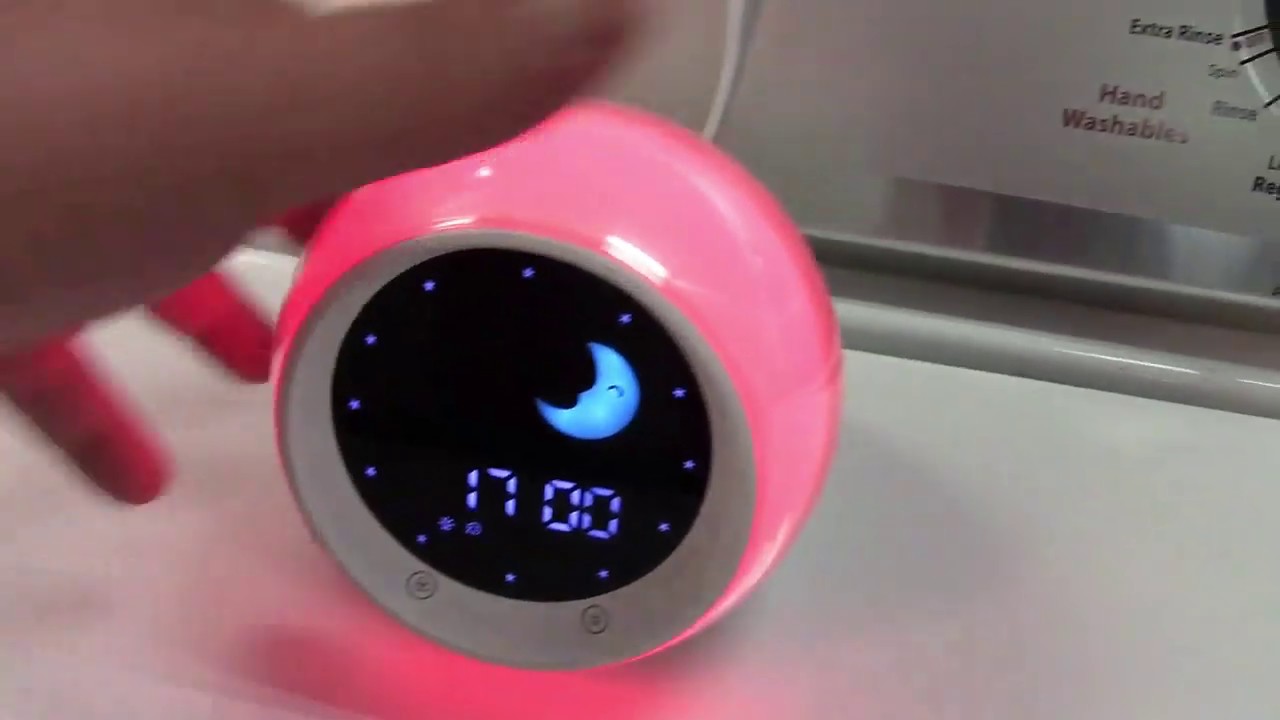 I-CODE Sun & Moon Children's Alarm Clock Review - YouTube