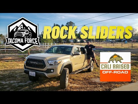 Cali Raised LED Rock Sliders - Step Edition | 2017 Tacoma Build | How ...