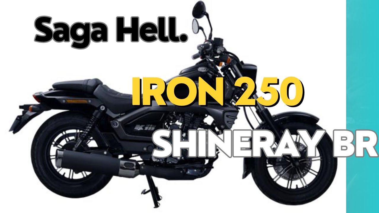 Iron 250 - Desempenho com garupa e peças adaptáveis - YouTube