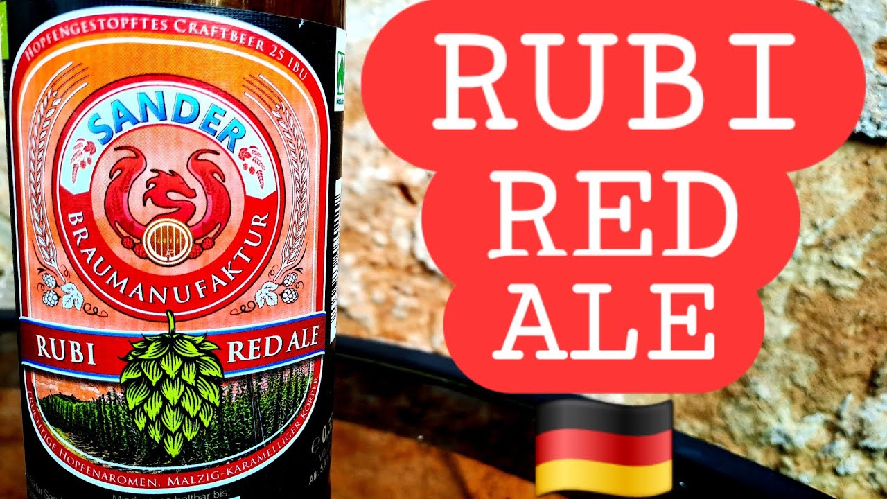 RUBI RED ALE🇩🇪SANDER #beer #bier #cerveza #subscribe - YouTube