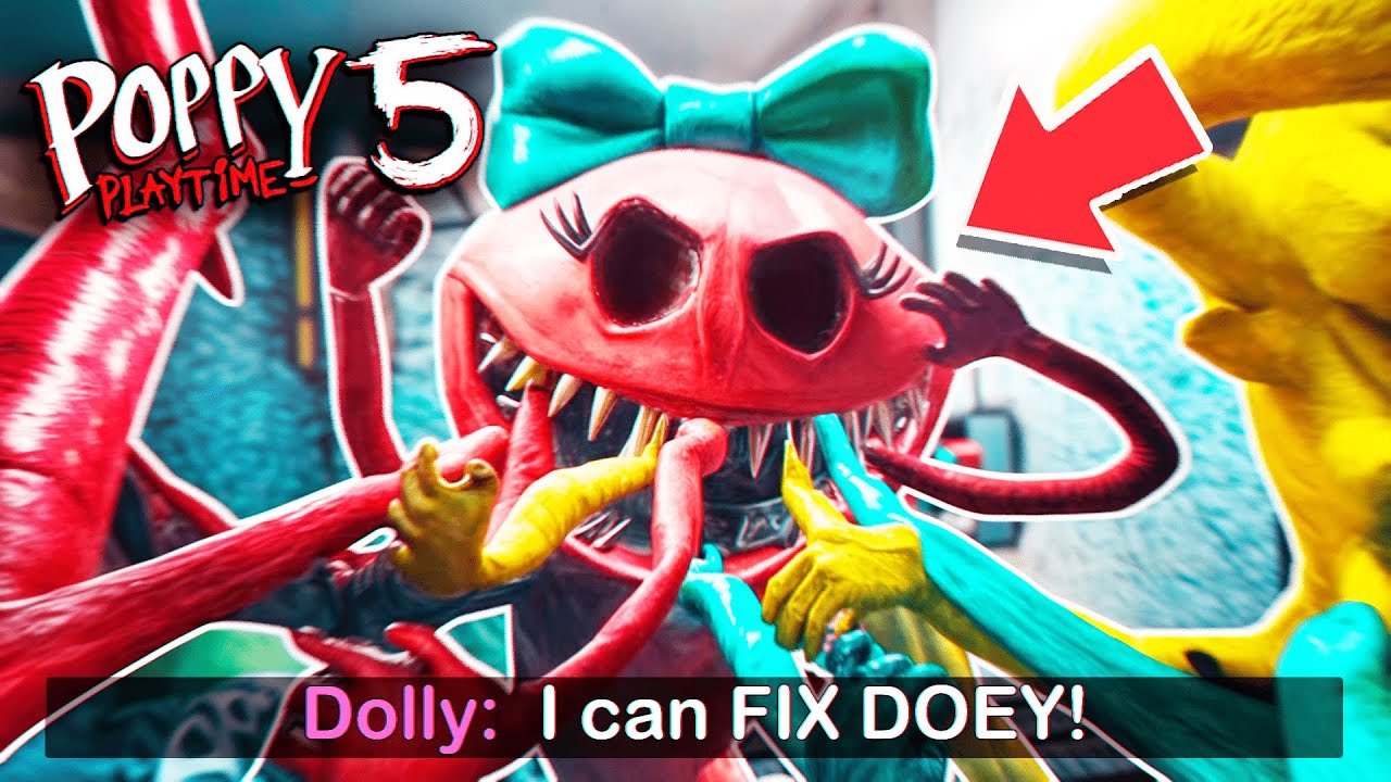 Poppy Playtime Ch 5: Meet MONSTER DOLLY & her SECRET PLAN to FIX DOEY ...