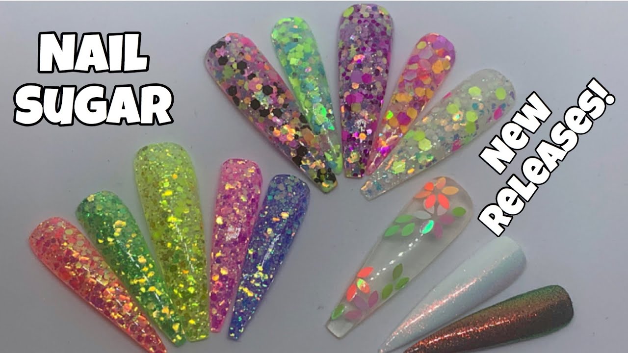 Nail Sugar New Glitters | Nail Art - YouTube