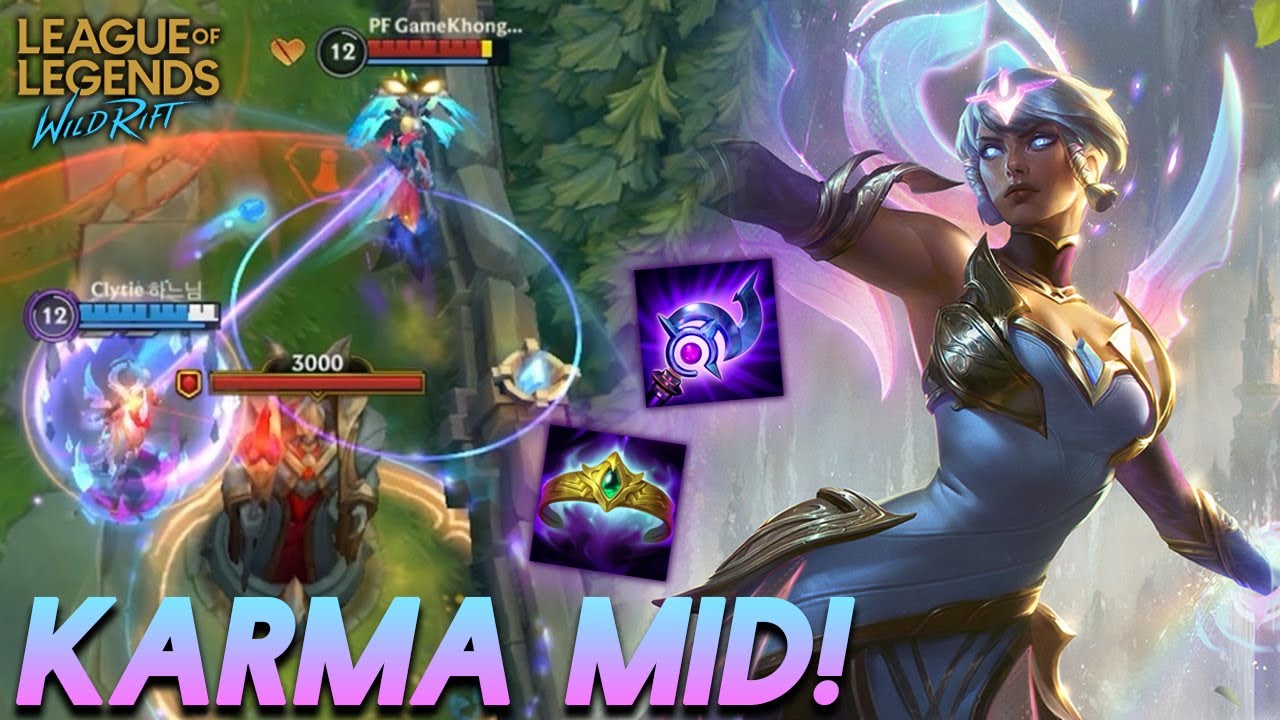 KARMA MID IS OP!! | KARMA VS JAYCE | WILDRIFT - YouTube