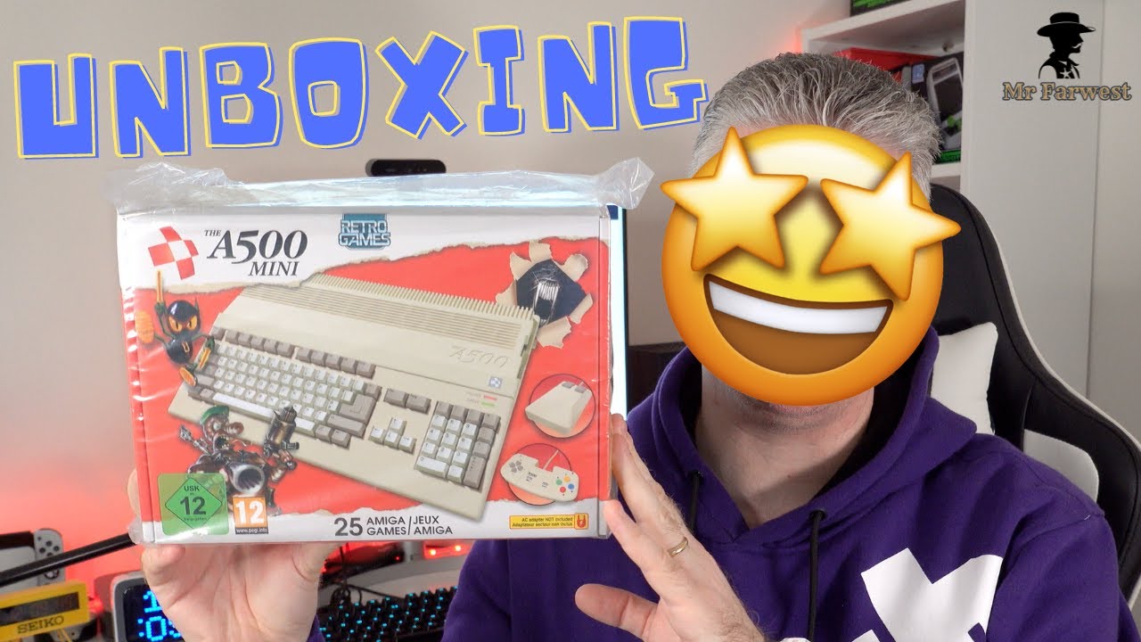 The A500 mini UNBOXING - Finalmente è arrivato l'Amiga 500 "mini"! 🤩 🥳 ...