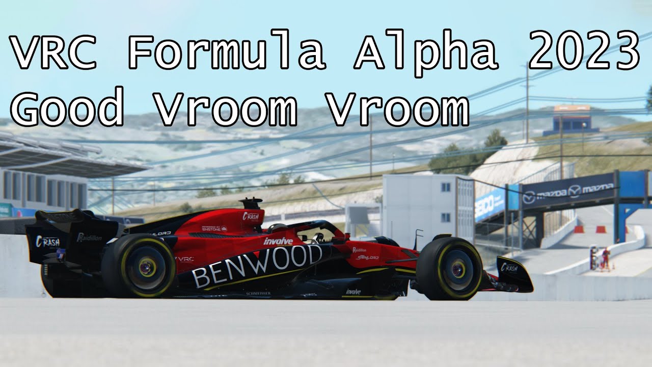 First day with the VRC Formula Alpha 23 | Laguna Seca 1:05:866 - YouTube